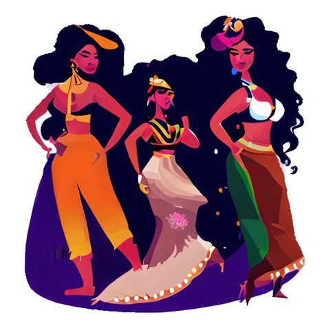 Gypsy Women Graphic · Creative Fabrica