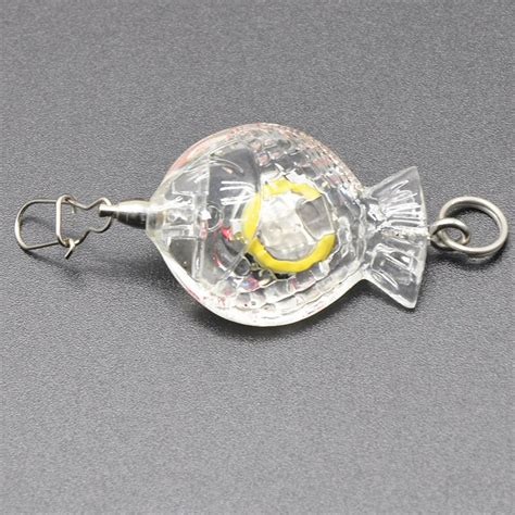 Led Que Atrae La Luz De Los Pescados Señuelo De Pesca Colorido Luz Pvc