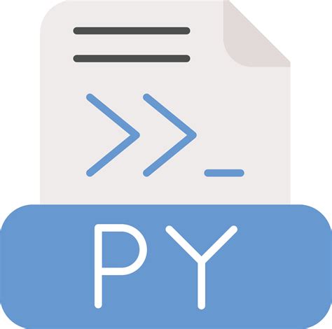 Python File Vector Icon Vector Art At Vecteezy