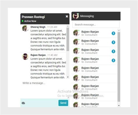 Chat Ui Archives BootstrapLily