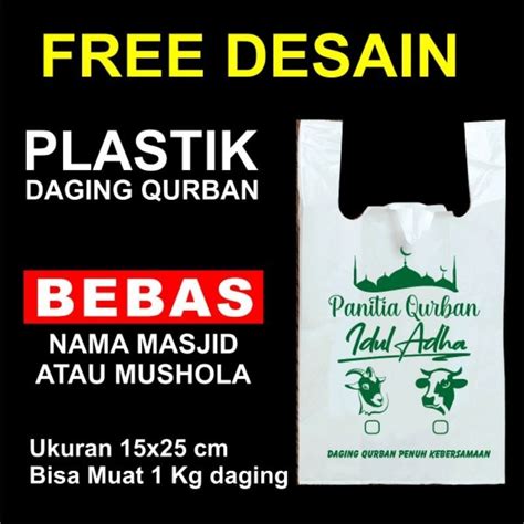 Jual Kantong Plastik Qurban 1 Kg Plastik Qurban 1kg Shopee Indonesia