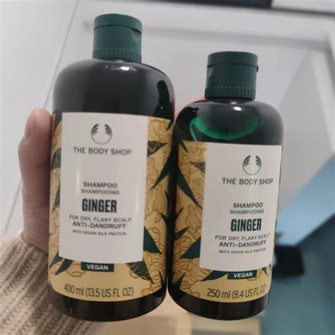 The Body Shop生姜茶树辣木花乳木果洗发水250ml400ml虎窝淘