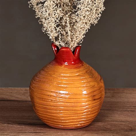 Bungalow Rose Handmade Joyous Passion Ceramic Decorative Vase Wayfair