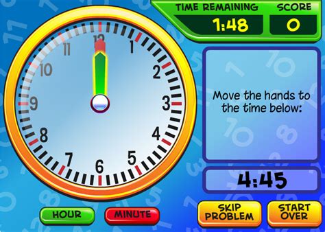 KS1 Time Games Teaching Time KS1 Time Lessons Months Of The Year Half Past Quarter