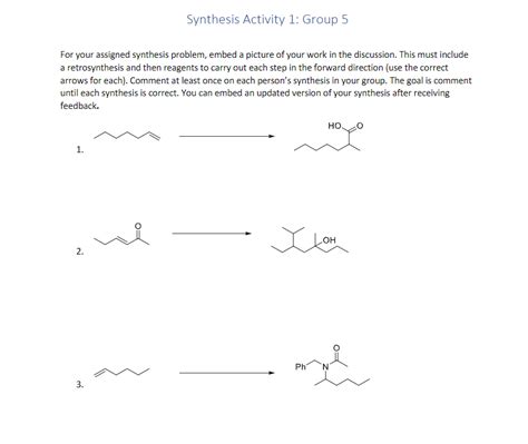 solved my assigned synthesis problem is number 3 please