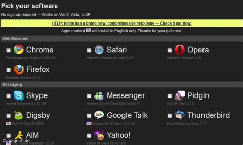 Ninite Download Ninite Easily Install All Your Favorite Free Apps In