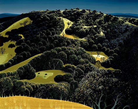 Blue Purple Mist By Eyvind Earle Artchive