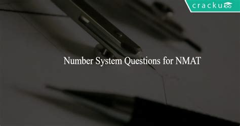 Number System Questions For Nmat Cracku