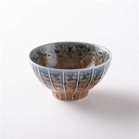 【楽天市場】プレゼント お茶碗 縞一珍 飯碗 青炎 せいえん 美濃焼 日本製 人気 小さめではない ご飯が映える おしゃれ オシャレ