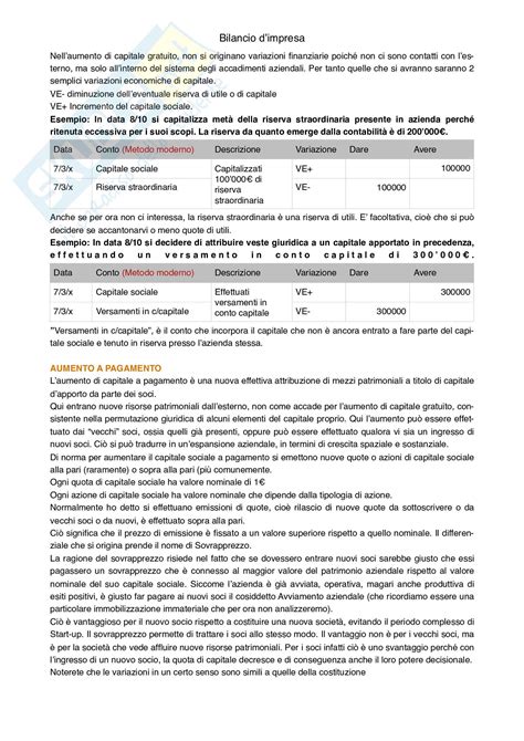 Bilancio Partita Doppia Con Esercizi