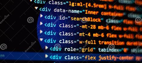 Computer Script Programming Code Abstract Screen Of Software Developer