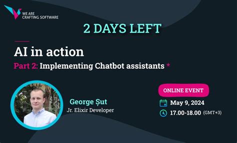 Were Just Two Days Away From Our Meetup 🔜 George Will Be Craftingsoftware