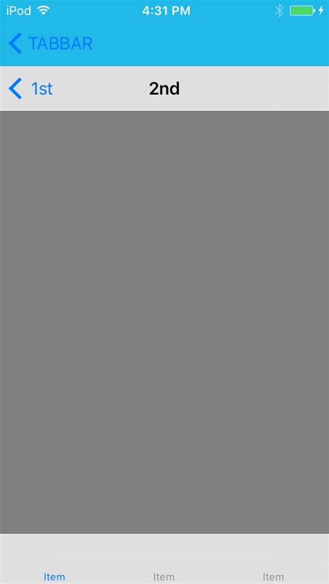 Ios How To Display Tab Bar Controller In All Uiviewcontrollers