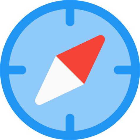 Compass Pixel Perfect Flat Icon