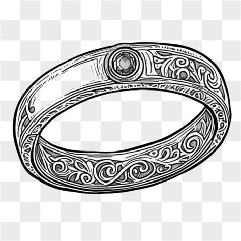 Download Intricately Designed Wedding Band Drawing Sketches Online