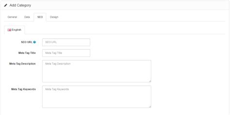 Seo Documentation Arastta Ecommerce