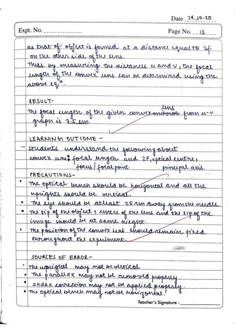 Class 12th Physics Practical File