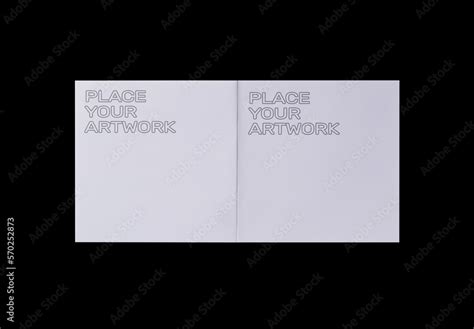 Cd Disc Compact Liner Notes Book Mockup Template Stock 템플릿 Adobe Stock