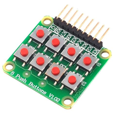 ☄1pcs 2x4 Keypad 4x2 Keypad 8 Push Buttons V100 Key Board Matrix