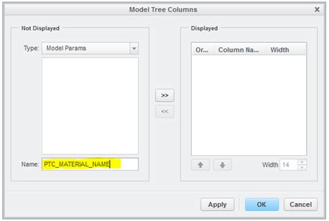 Solved How To Get A Part Material Ptcmaterialname To Sh Ptc