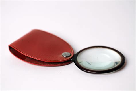 The Dumpster Project Magnifying Glass In Red Case