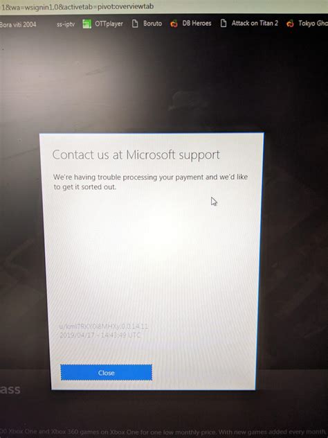 Cant Buy Xbox Live It Gives Me This Error R Xbox