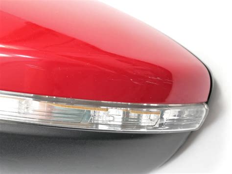 LH Side View Door Exterior Mirror 11 18 VW Jetta MK6 LY3D Red 5C7