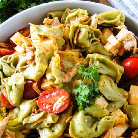 Chicken Tortellini Salad Heathers Homemade Kitchen