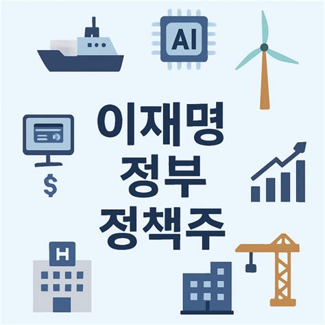 이재명 정부 정책주 총정리 투자 전략 네이버 블로그