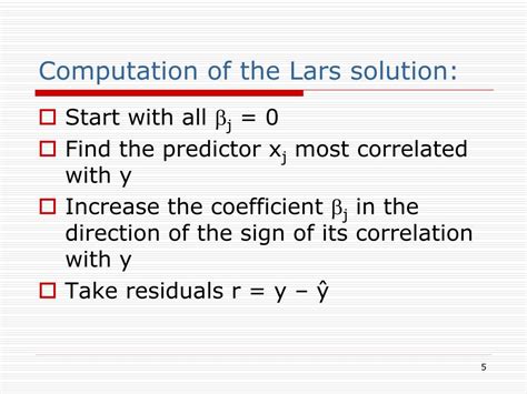ppt lasso lars summary powerpoint presentation free download id