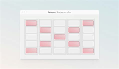 three common mysql database design mistakes