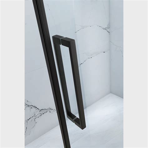Aquaglass Onyx Frameless Hinged Shower Door And Panel