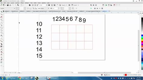 Corel Draw Tips Tricks Table Tool And More Part 2 Guide Lines YouTube