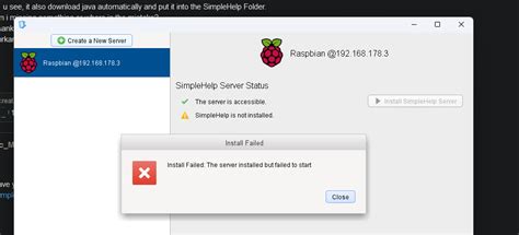 Installing Simplehelp Server On Raspberry Pi 4b Server Administration