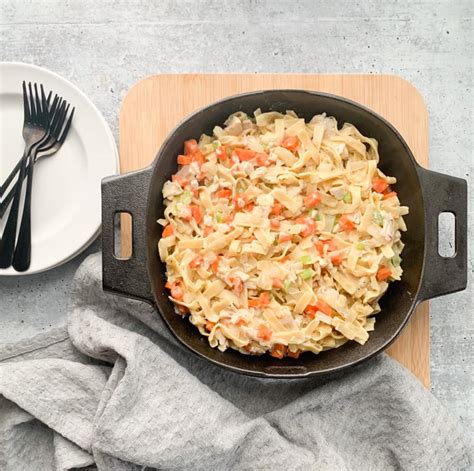Creamy Chicken Noodle Skillet Recipe Cart