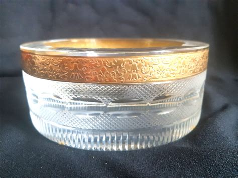 Proantic Moser Splendid Collection Created In 1911 Ashtray Coupe Vide