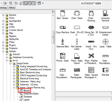 solved can t find design center furniture block in 2016 autodesk