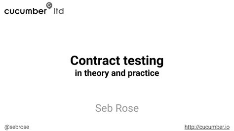 Contract Testing And Pact Pdf
