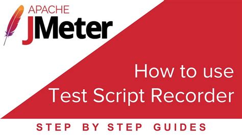 Jmeter Beginner Tutorial 21 How To Use Test Script Recorder