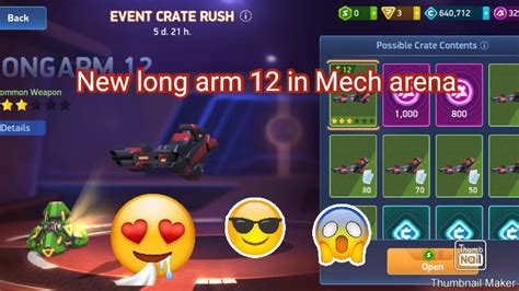 New Longarm 12 In Mech Arena YouTube