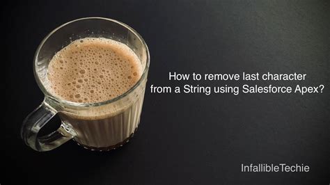 remove last character from a string using salesforce apex youtube