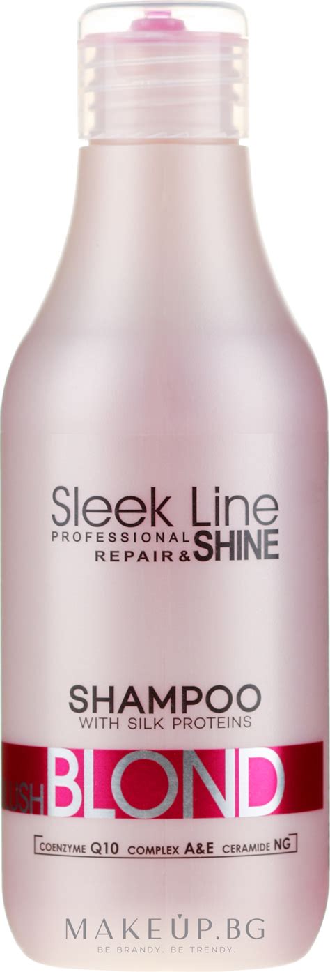 Stapiz Sleek Line Blush Blond Shampoo Шампоан за руса коса с розов