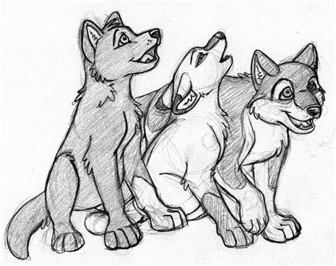 Cute Wolf Pup Drawing At Getdrawings Free Download