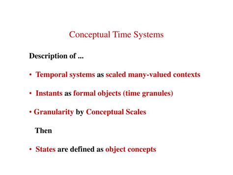 Ppt Temporal Concept Logic Objects States And Systems Powerpoint