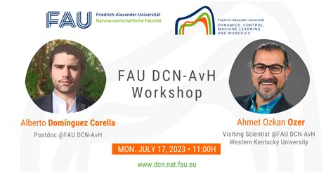 Fau Dcn Avh Mini Workshop Analysis Numerics And Control