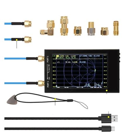 V2 Vector Network Analyzer Digital Nano Vna Tester Mf Hf Vhf Uhf Usb