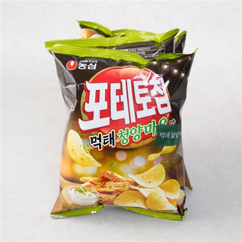 농심 포테토칩 먹태청양마요맛 3번들 메가마트몰