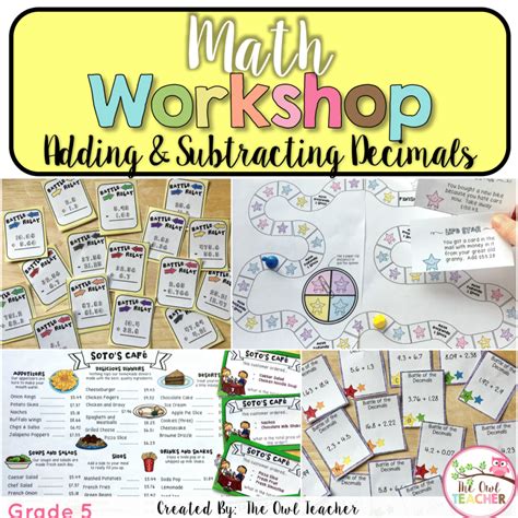 Adding Decimals Anchor Chart
