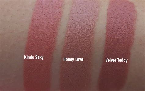Mundo Beauté Lipstick Mac Velvet Teddy Kinda Sexy Honey Love