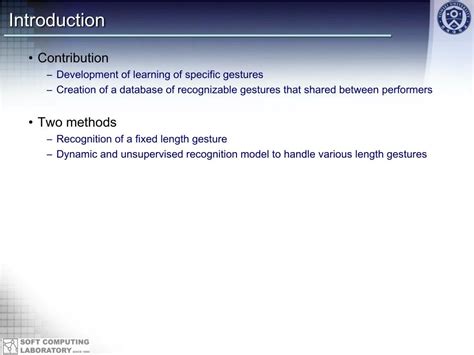 Ppt Real Time Gesture Learning And Recognition Towards Automatic Categorization Powerpoint